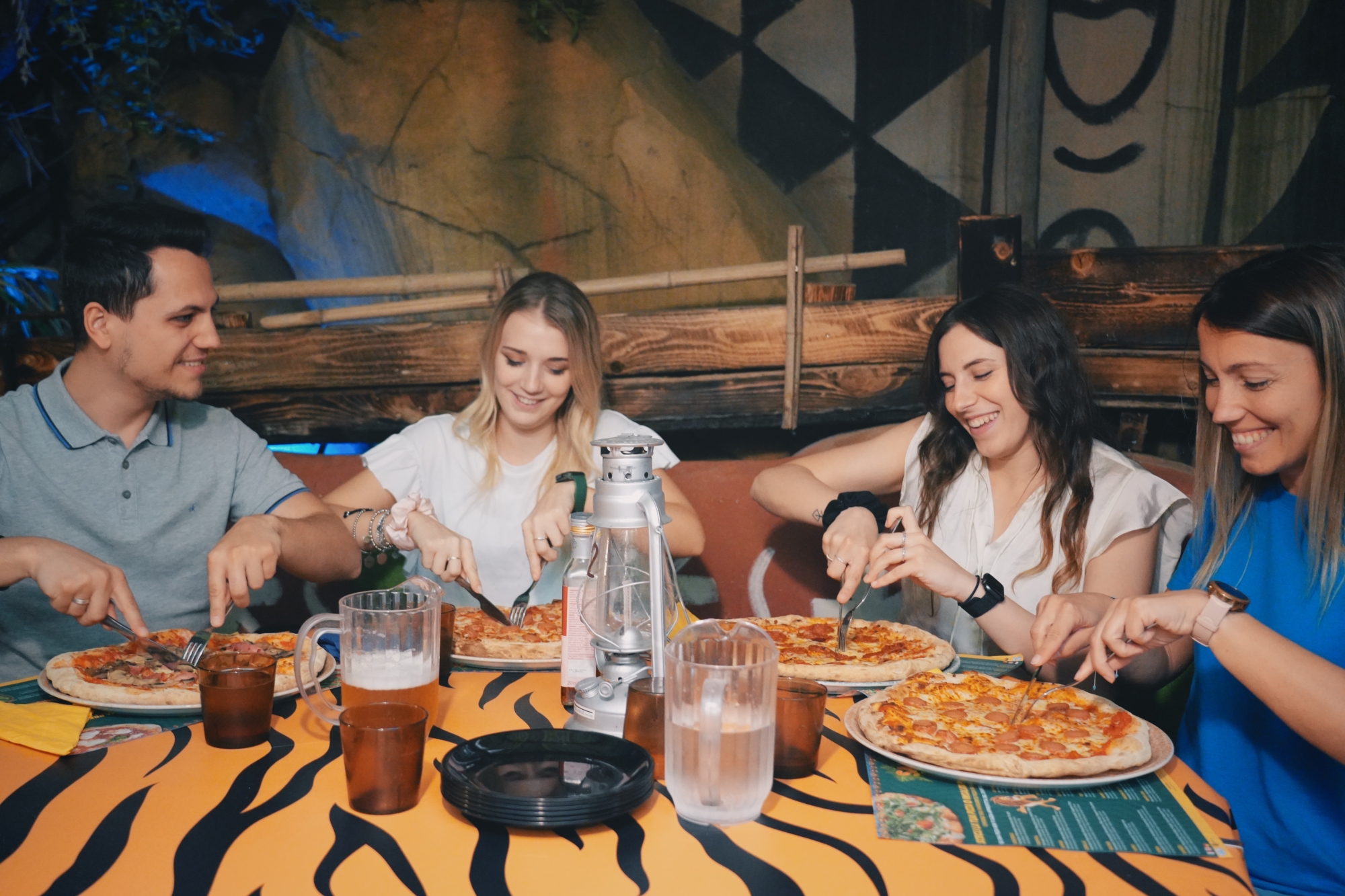 Group at Safari Pizza