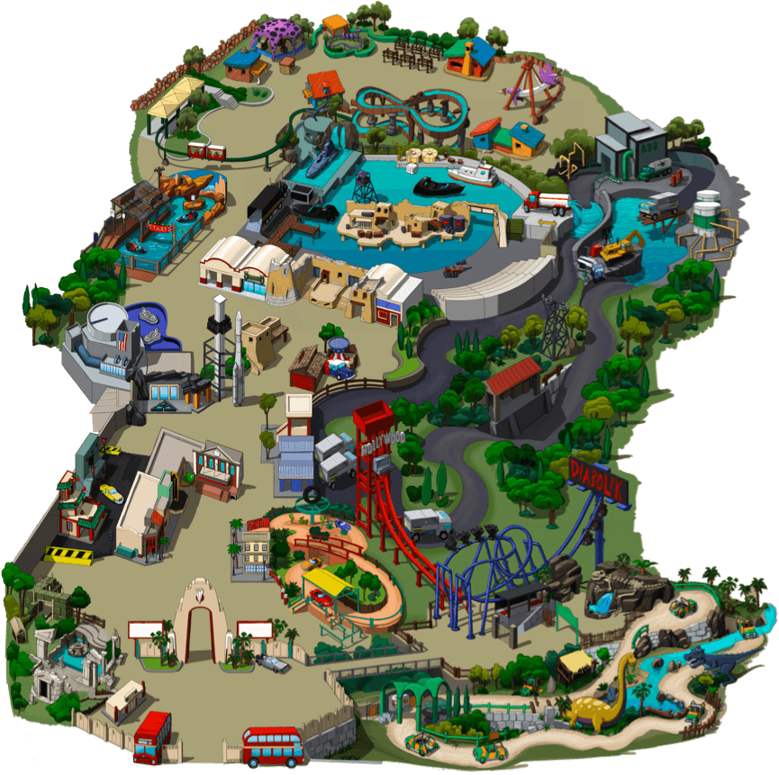 Mappa di Movieland Park