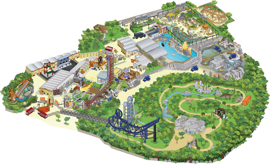 Mappa di Movieland Park
